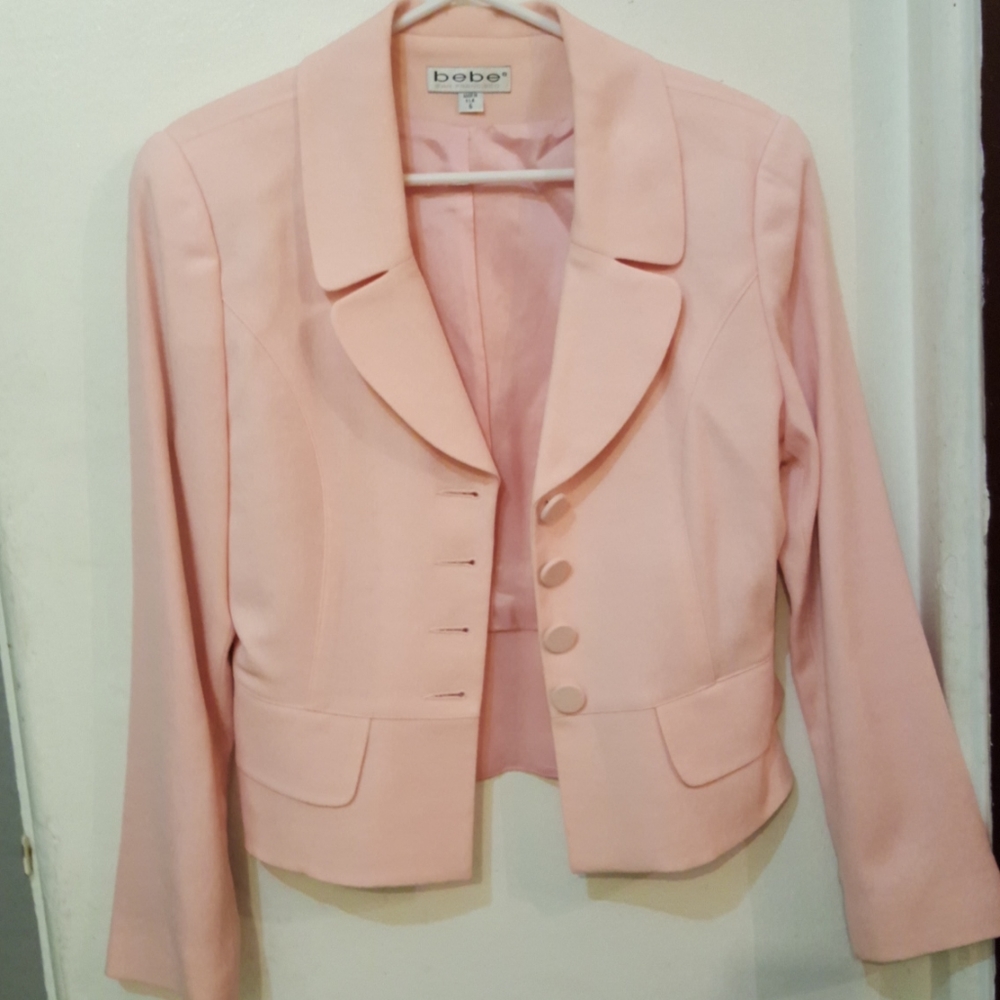 Bebe Pale Rose Blazer. - Gem